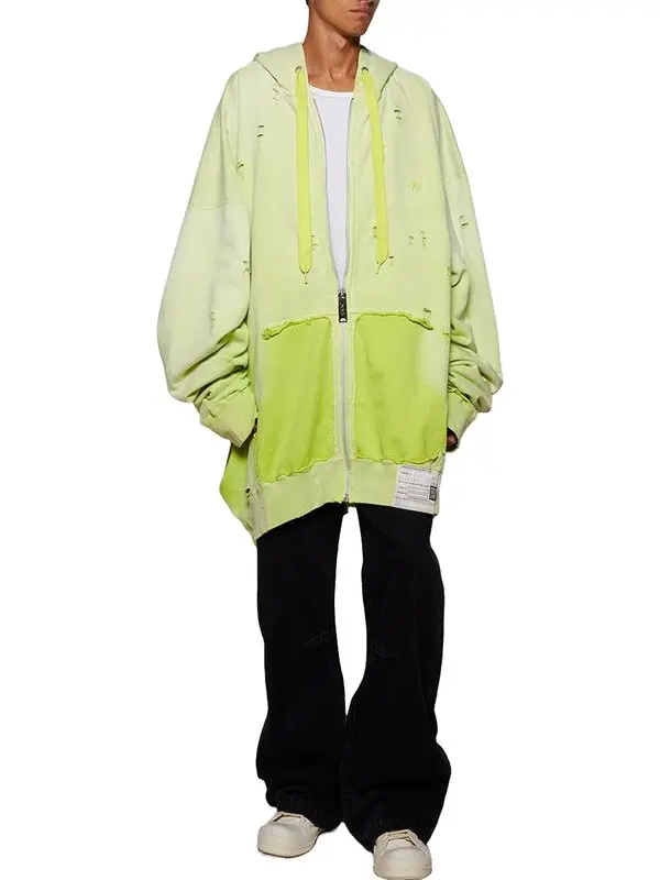 Mihara Yasuhiro Sun Faded Huge Parka - Yellow