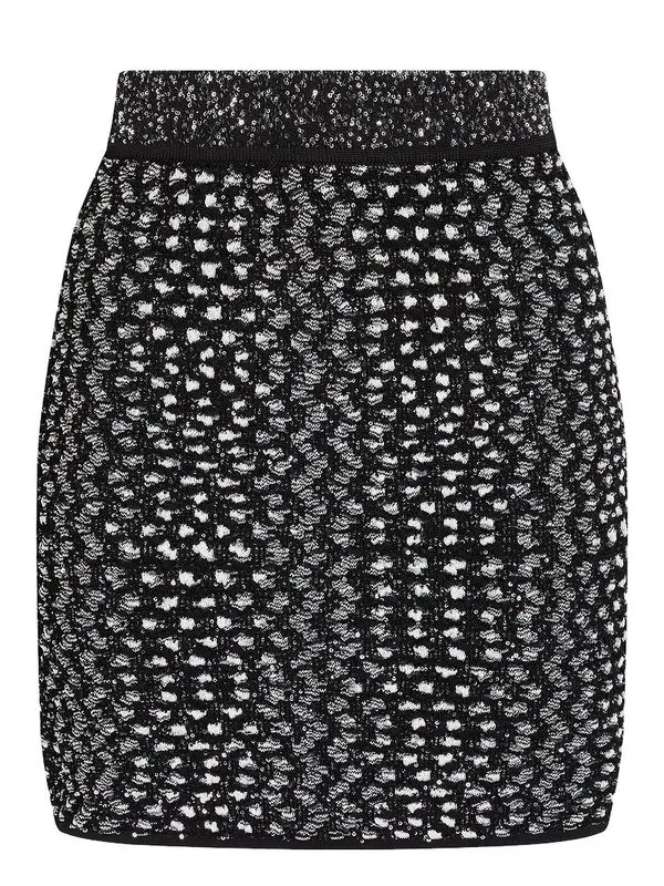 Missoni Jacquard-knit Mini Skirt - Black