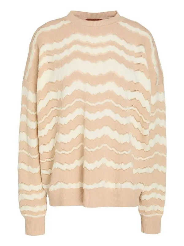 Missoni Jacquard-knit Sweater - Cream