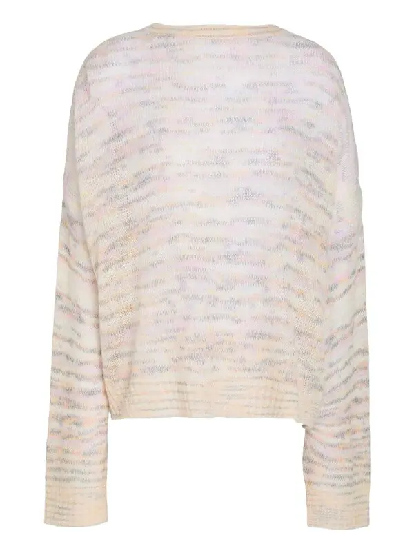 Missoni Spacedyed Crochet-knit Sweater - Ivory