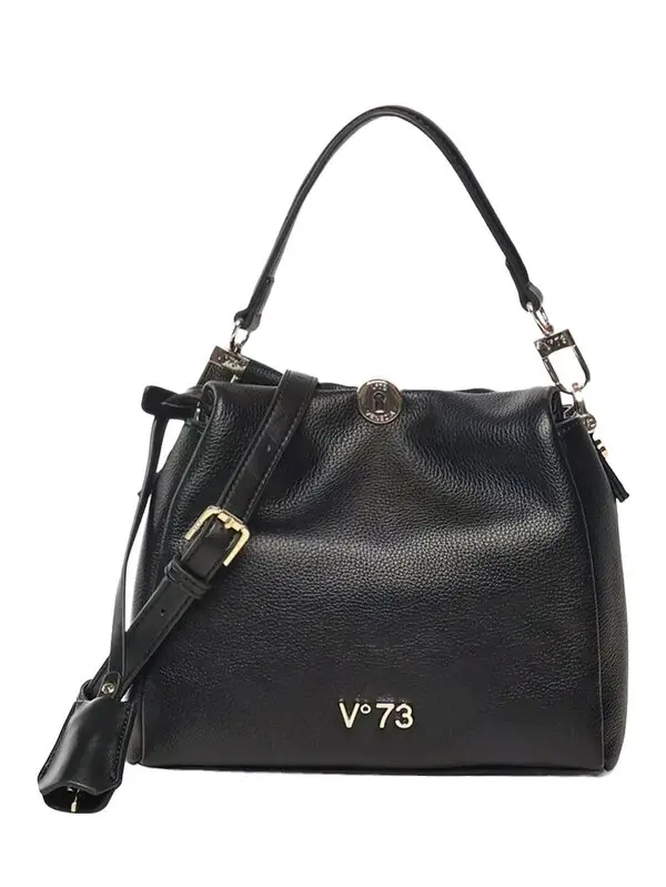 V°73 Keira Logo-plaque Shoulder Bag - Black