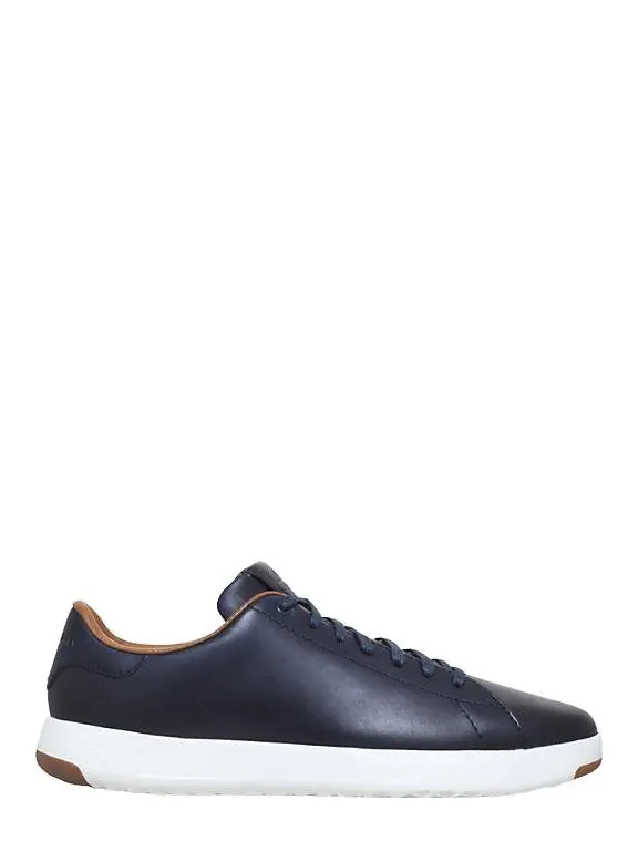 Cole Haan Grandpro Leather Tennis Trainers - Navy