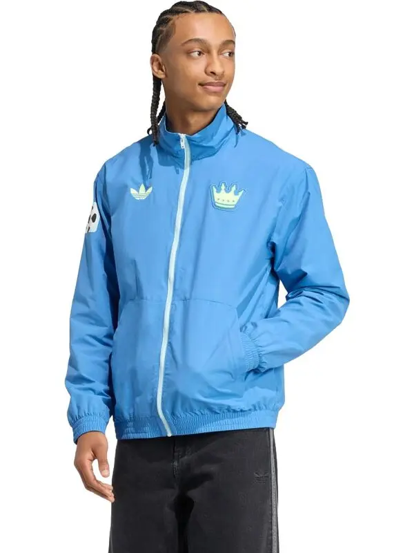 Adidas Charlotte Fc 2025 Originals Archive Anthem Jacket - Focus Blue / Hi-res Yellow