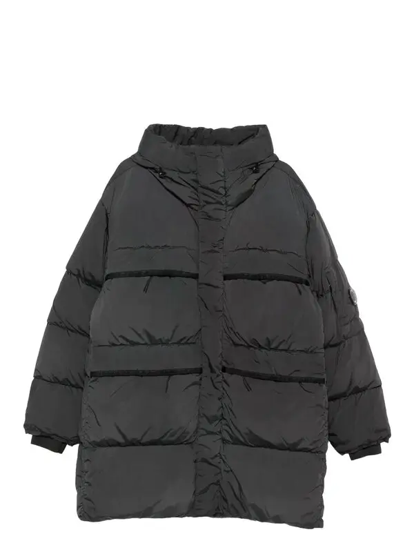 C.P. COMPANY Hooded Padded Jacket - Grey