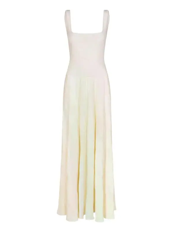 Johanna Ortiz Mariner Square-neck Maxi Dress - Neutrals