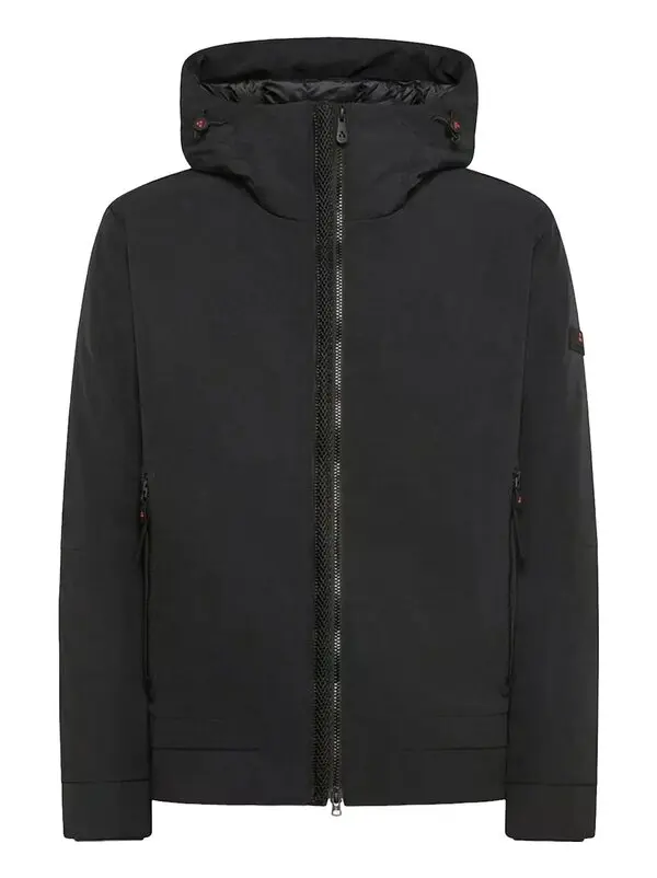 Peuterey Hooded Zip-front Jacket - Black
