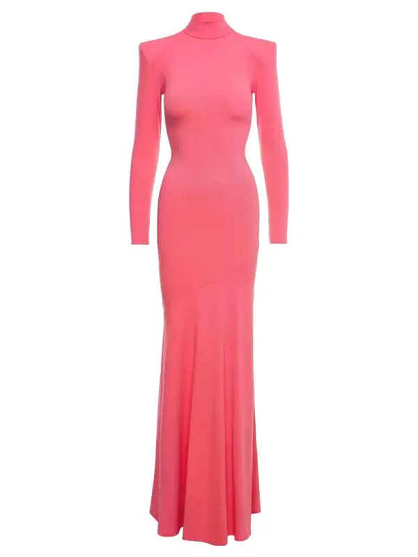 V:PM ATELIER Irma High-neck Maxi Dress - Pink