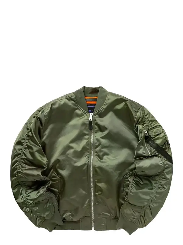 Alpha Industries Zip-fastening Bomber Jacket - Green