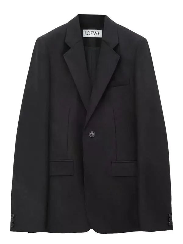 Loewe Single-button Blazer - Black