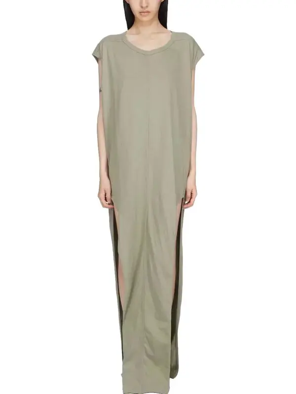 Rick Owens Side-split Sleeveless Maxi Dress - Green