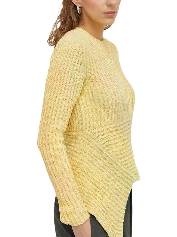 LOVECHILD Asymmetric Sweater - Yellow