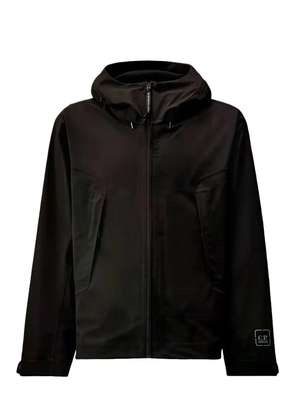C.P. COMPANY Hooded Jacket - Black