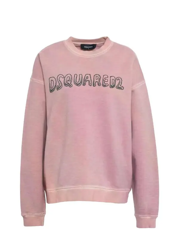 Dsquared2 Logo Print Sweatshirt - Pink