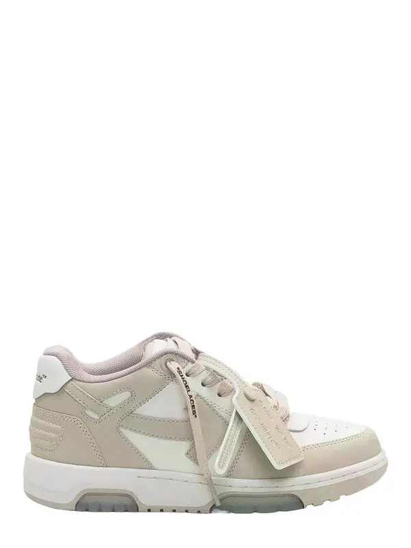 Off-White Out Of Office Leather Sneakers - Neutrals