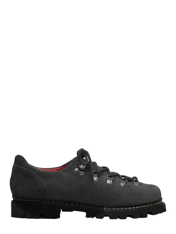 Paraboot Lace-up Suede Low-top Shoes - Black