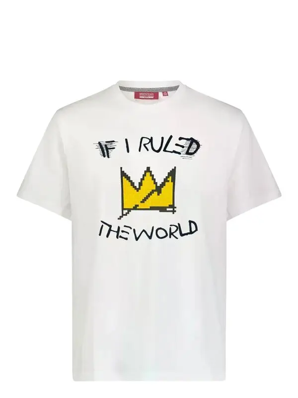MOSTLY HEARD RARELY SEEN Ruled The Wold T-shirt - White