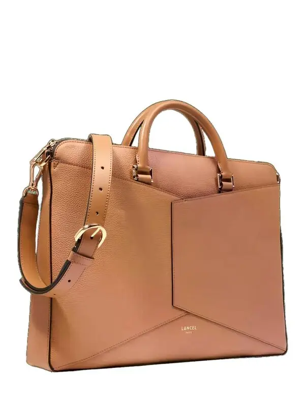 LANCEL Leather Laptop Bag - Brown