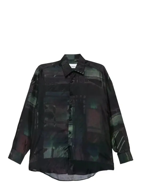 COSTUMEIN Abstract-print Shirt - Black