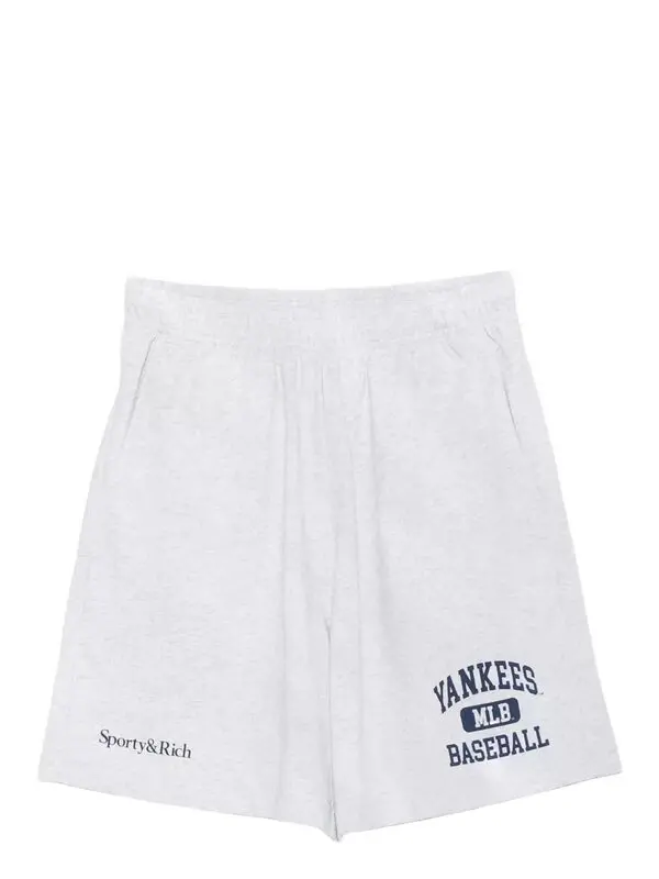 SPORTY & RICH X New York Yankees Knee-length Shorts - Grey