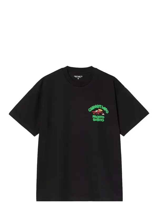 Carhartt Work In Progress Graphic-print Cotton T-shirt - Black