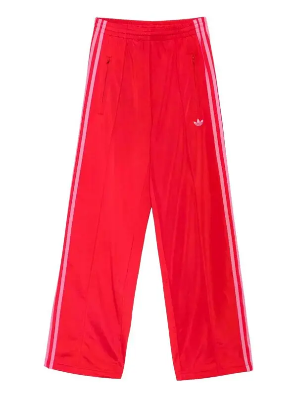 Adidas Stripe-detail Trousers - Red