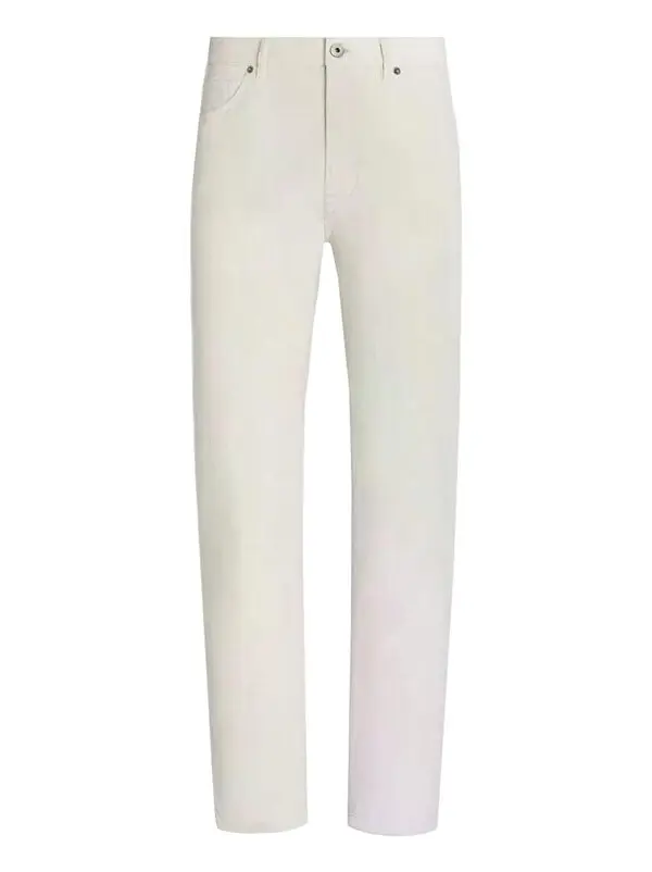 Zegna Cashco Roccia Button-closure Jeans - White
