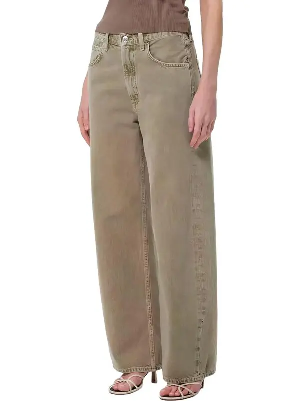 AGOLDE Wide-leg Jeans - Neutrals