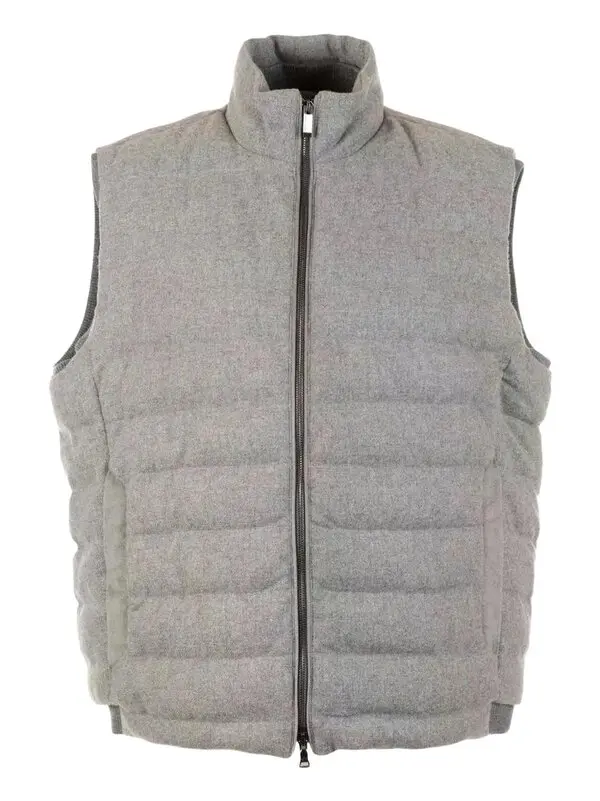 Paul & Shark Quilted Vest - Grey