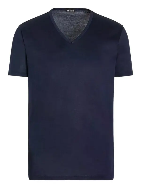 Zegna Cotton T-shirt - Blue