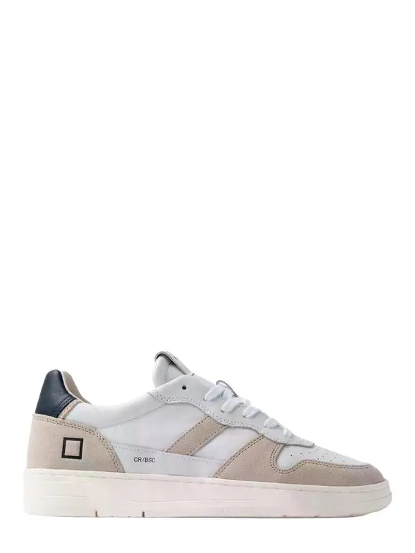 D.a.t.e. Court 2.0 Leather Panel Sneakers - White