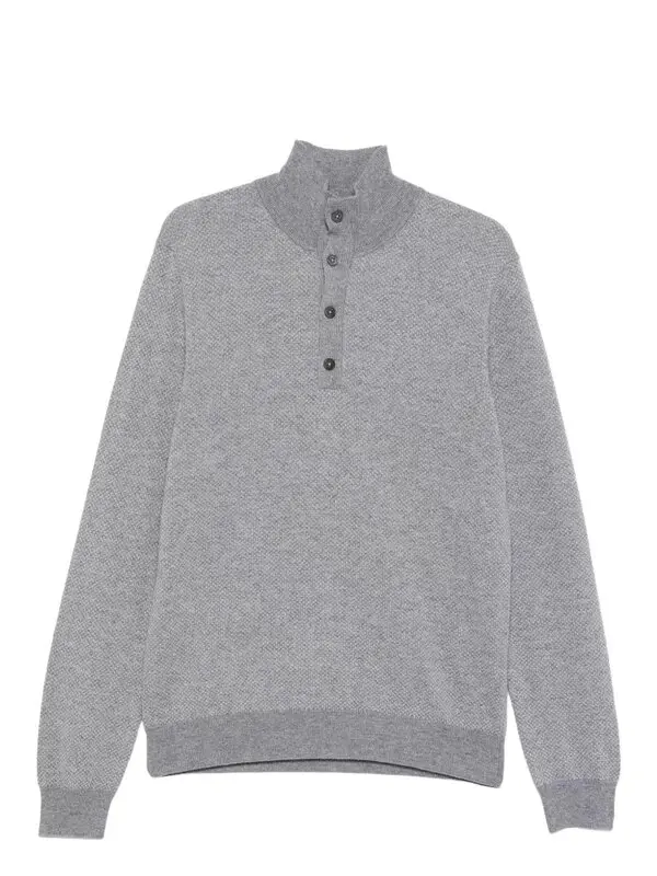 Corneliani Button-fastening Sweater - Grey