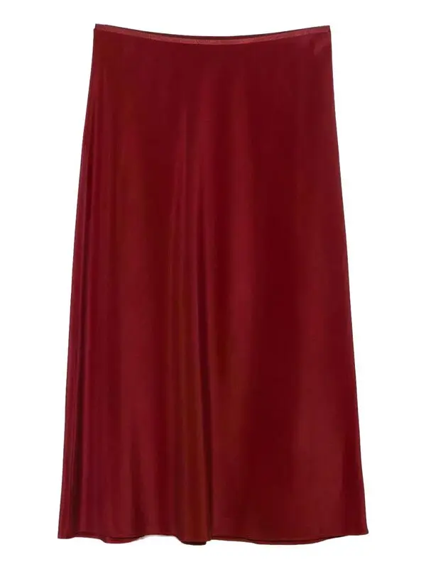 Max Mara A-line Skirt - Red