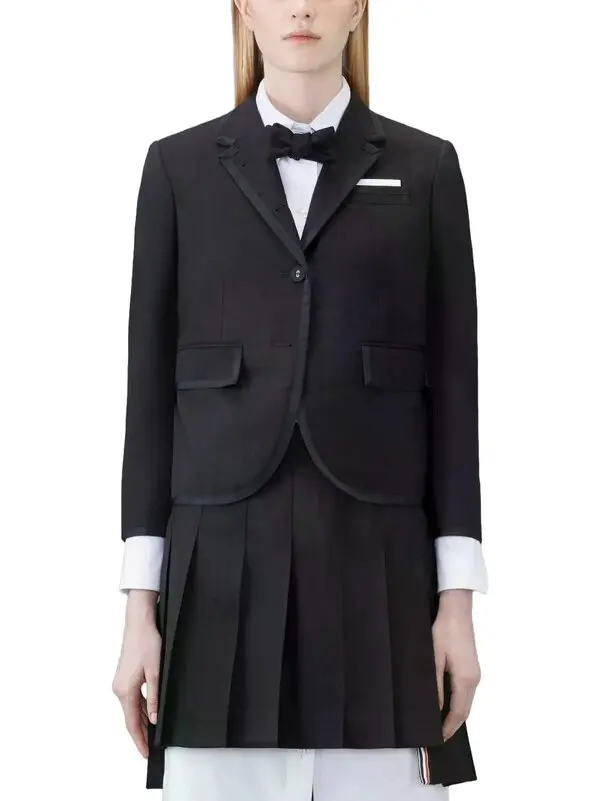 Thom Browne Fitted Jacket - Black