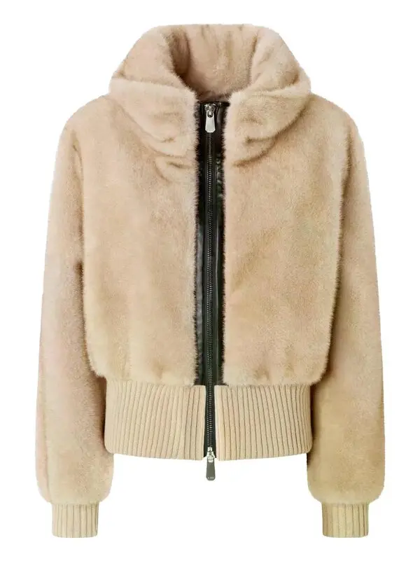Pinko Faux-fur Jacket - Neutrals