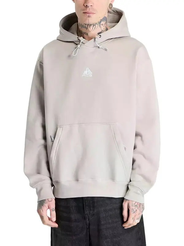 Nike Fleece Pullover Hoodie - Grey
