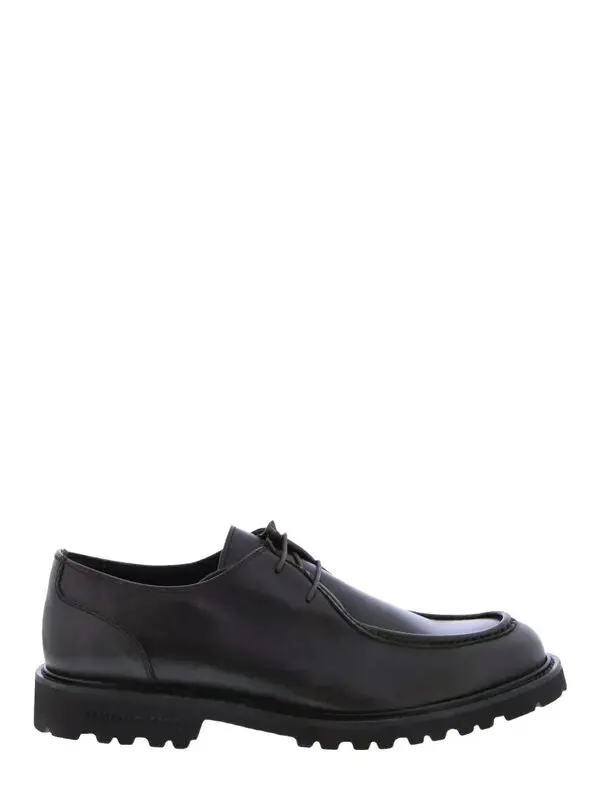 Fratelli Rossetti Leather Lace-up Derby Shoes - Black