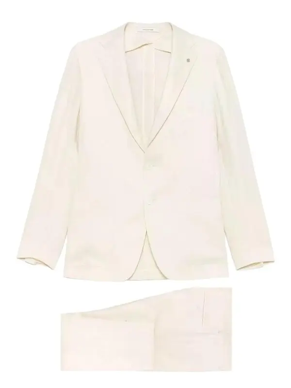 Tagliatore Linen Two-button Suit - Neutrals