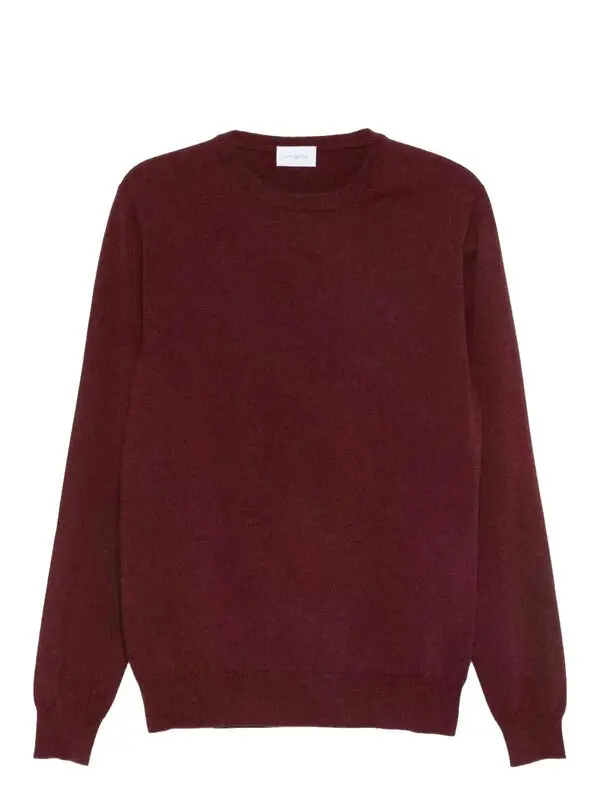 Malo Cashmere Crew-neck Sweater - Red