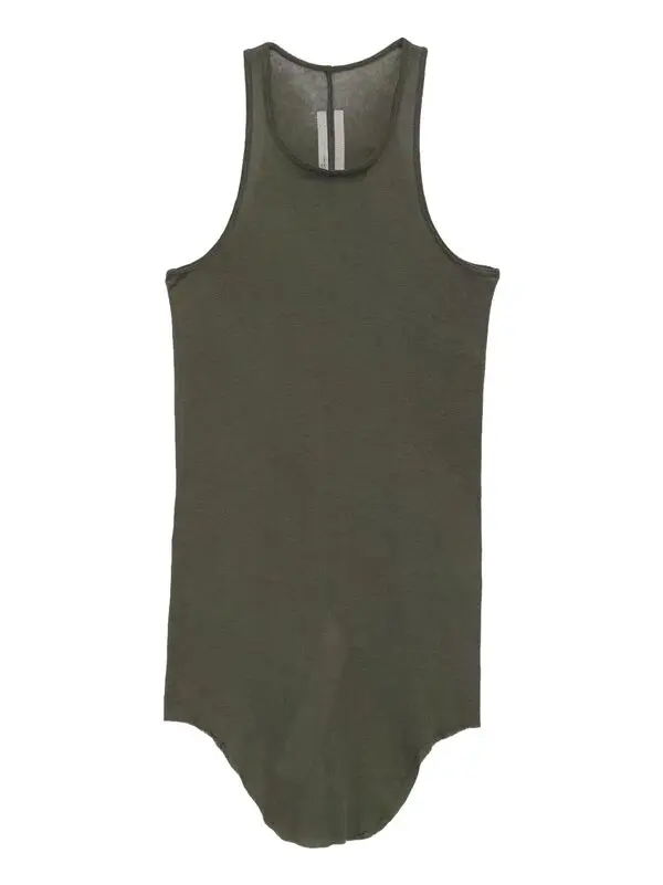 Rick Owens Raw-edge Tank Top - Grey