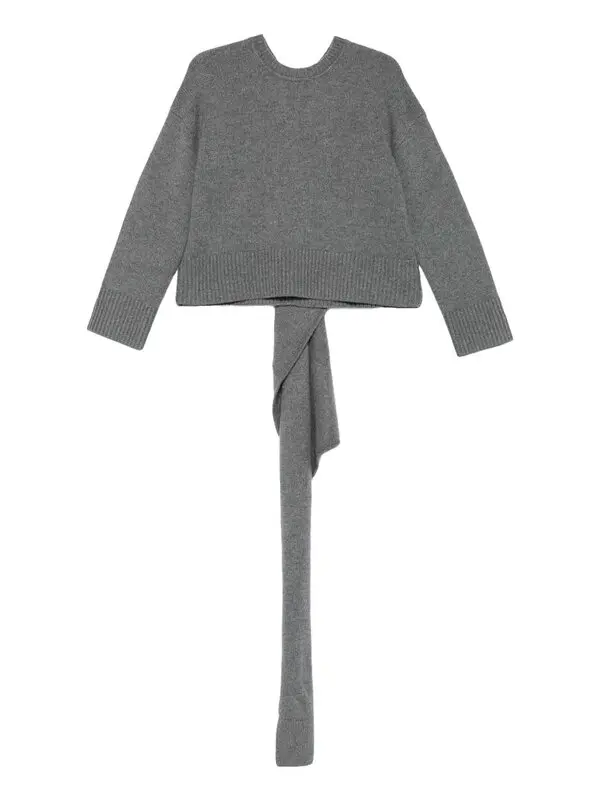 Simkhai Scarf-detail Sweater - Grey