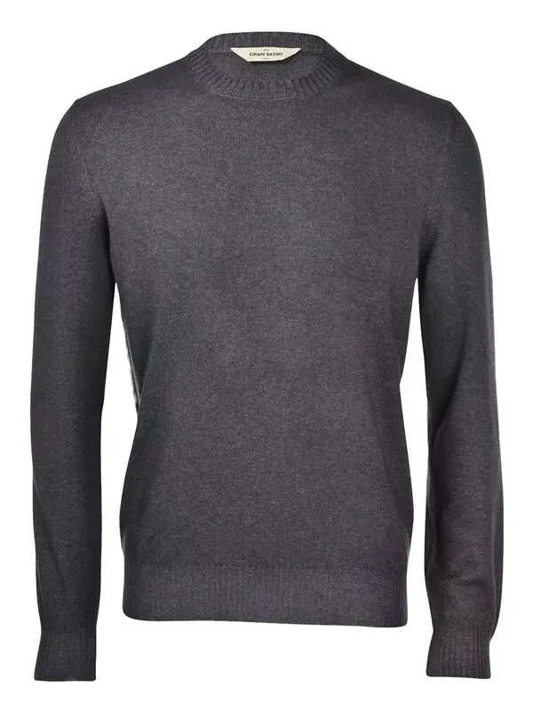 GRAN SASSO Crew Neck Sweater - Grey