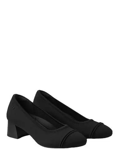 Vivaia Almond-toe Chunky Heel - Black