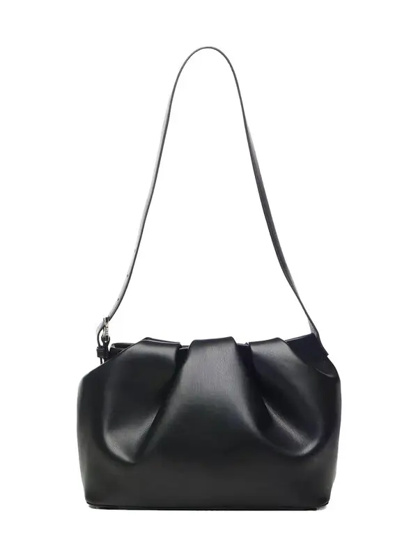 THEMOIRE Buckle Shoulder Bag - Black