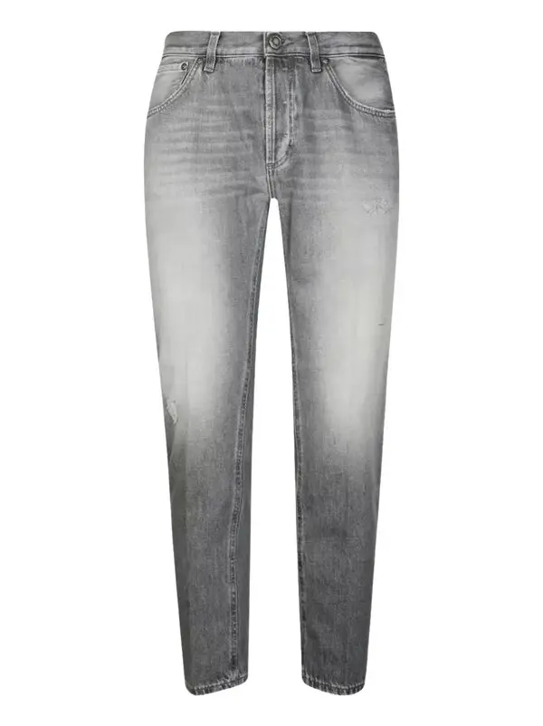 DONDUP Faded Distressed Jeans - Grey