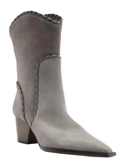 ALEXANDRE BIRMAN Victoria Saddle Boots - Cement