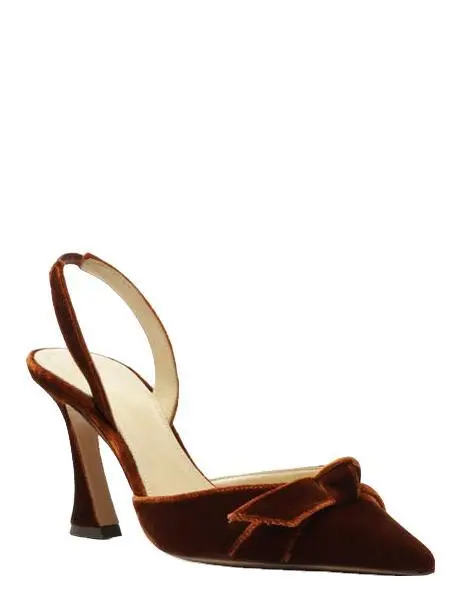 ALEXANDRE BIRMAN Clarita Bow Slingback Sandal - Leather