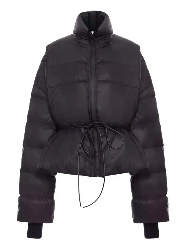 Rick Owens Padded High-neck Jacket - Black