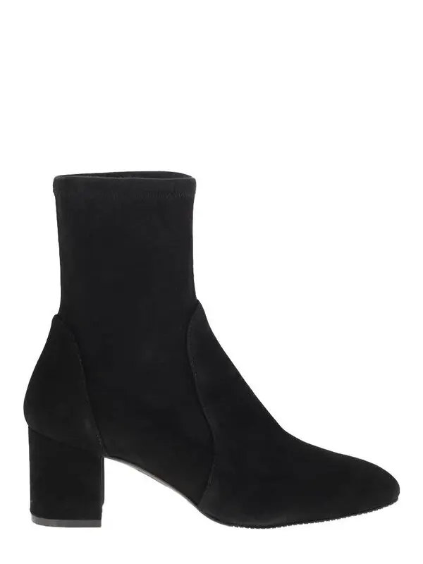 STUART WEITZMAN Yuliana 60 Suede Ankle Boots - Black