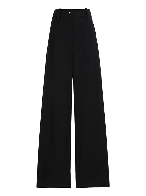 Proenza Schouler Otis Twill Straight-leg Pants - Black