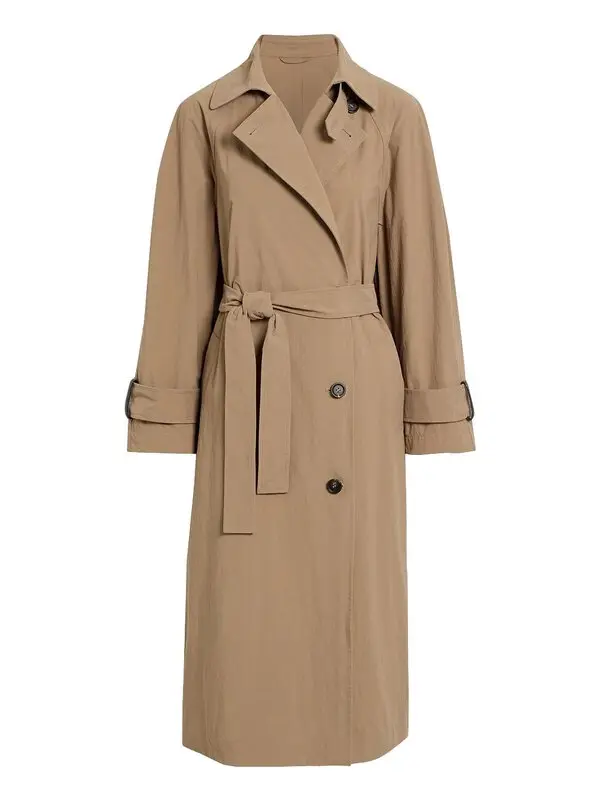 Brunello Cucinelli Canvas Trench Coat - Sand